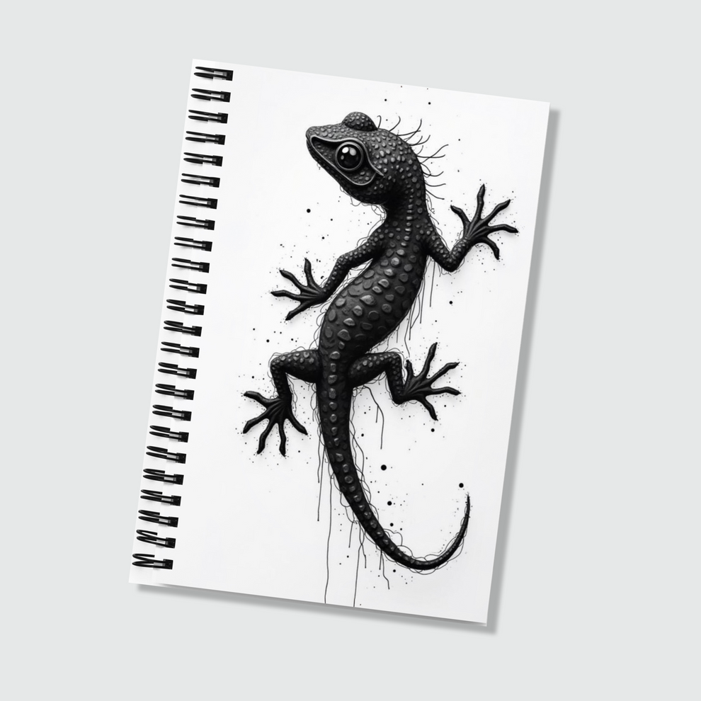 Gecko Spiral Notebook – Aster Elliott